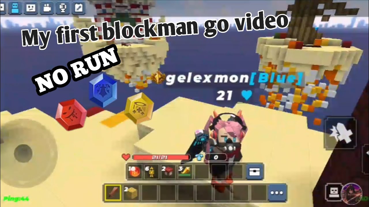 Blockman go bedwars||without run||gelexmon||#blockman #gaming @GELEXMON ...