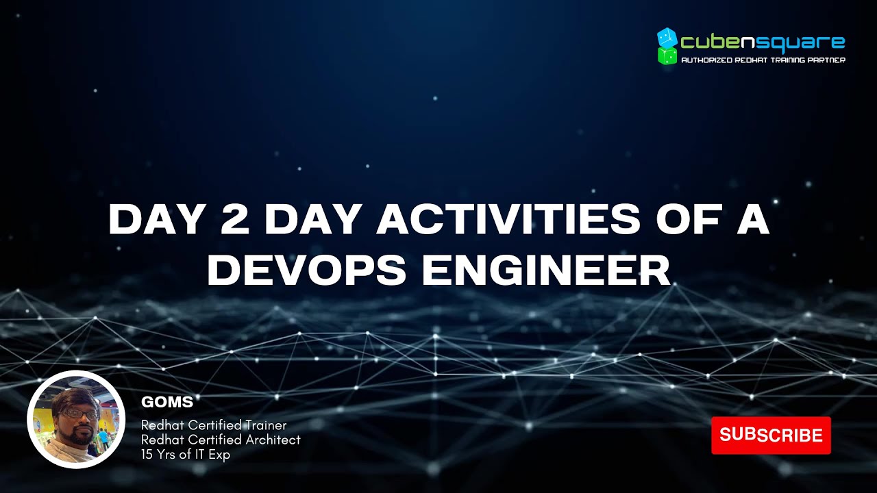 Day to Day Activities of a Devops Engineer - YouTube