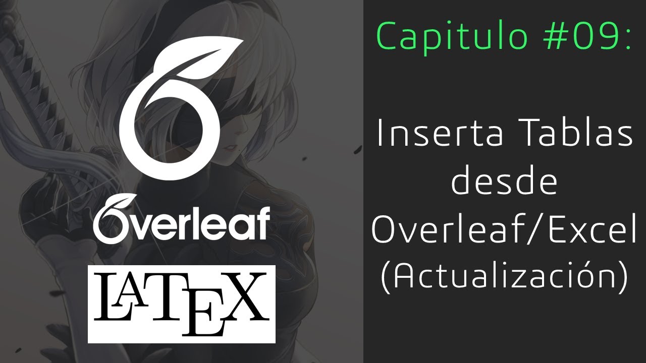 #09. Aprende a Insertar Tablas Facil Latex/Overleaf - Curso básico Latex - YouTube