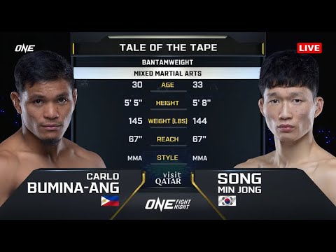 คาร์โล บูมินาอัง vs ซง มิน จง | ONE FIGHT NIGHT 28 | CH7HD | 8 ก.พ. 2568 - YouTube