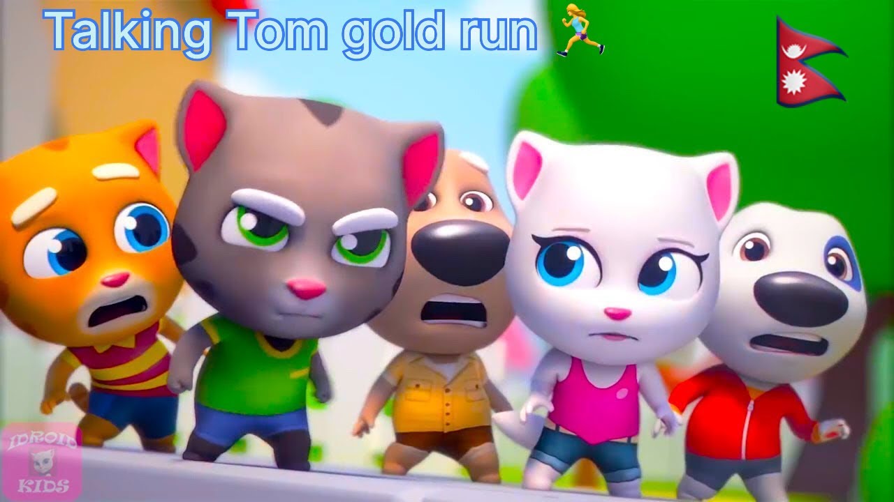 Talking Tom gold run 😂🥸🇳🇵funny games - YouTube