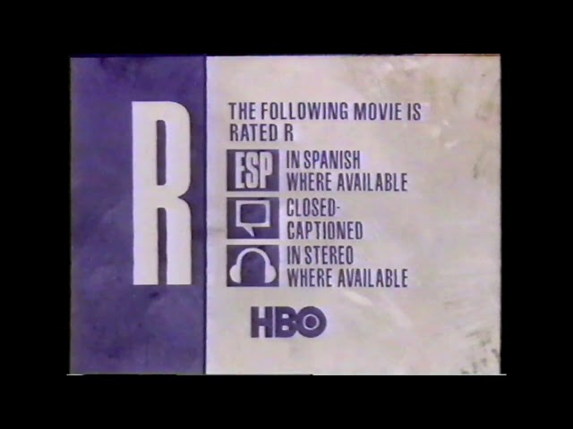 The Following Movie Is Rated