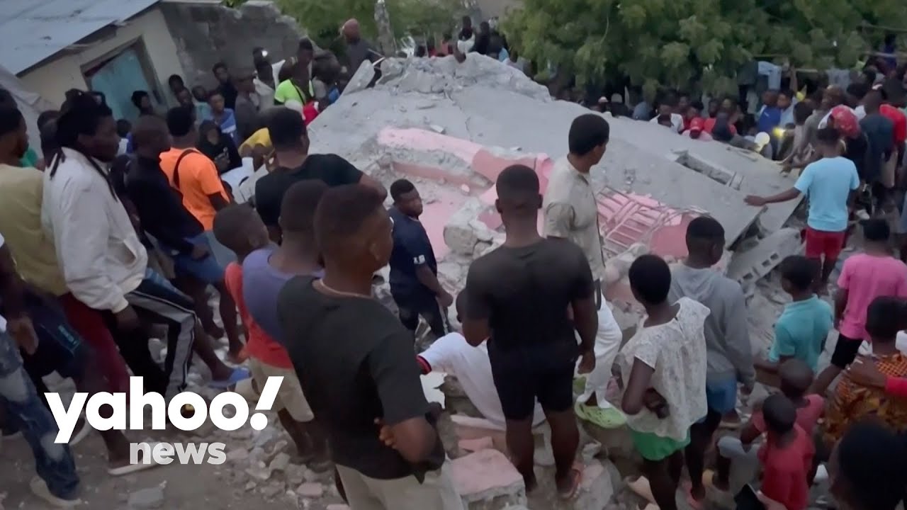 Haiti reeling after string of devastating natural disasters - YouTube