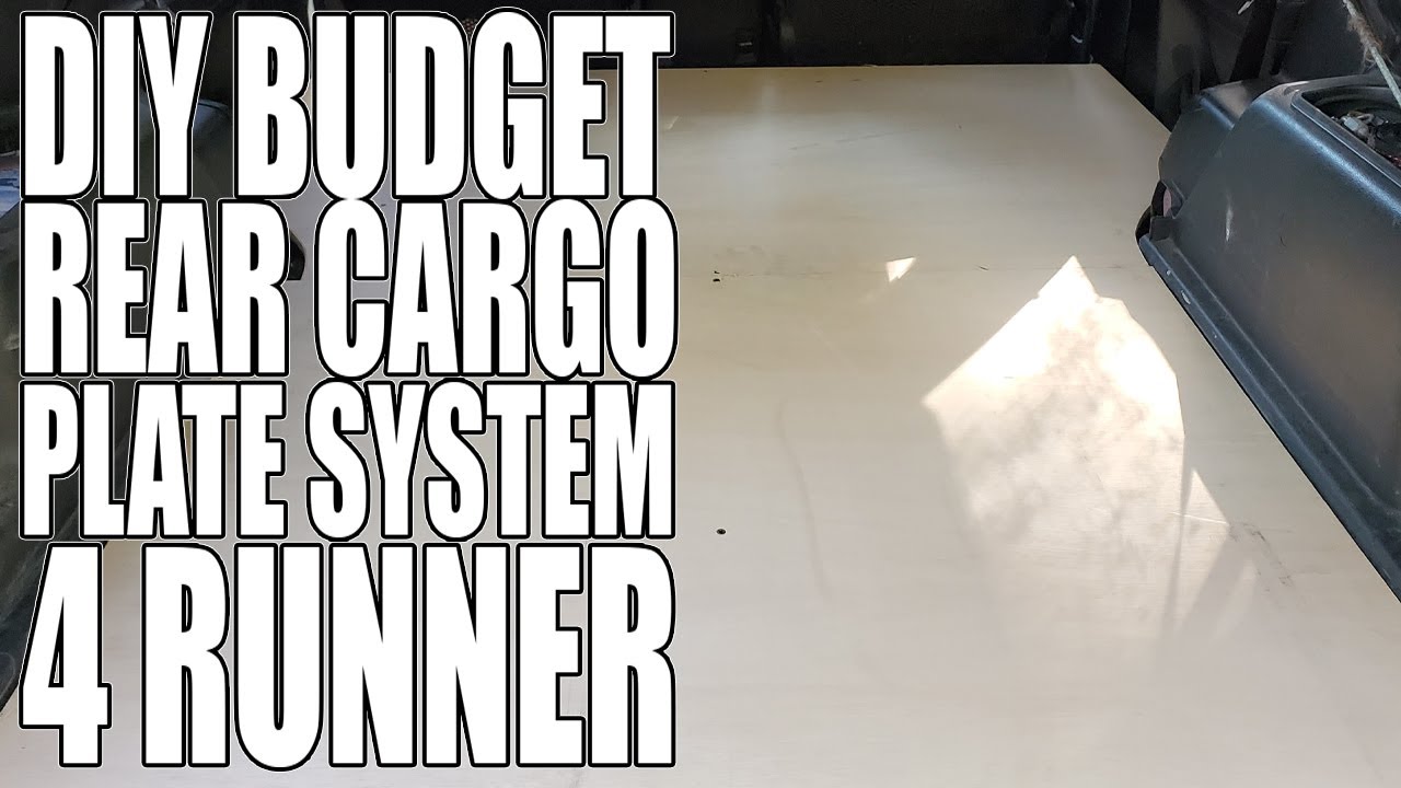 DIY Rear Cargo Plate System Toyota 4Runner - YouTube
