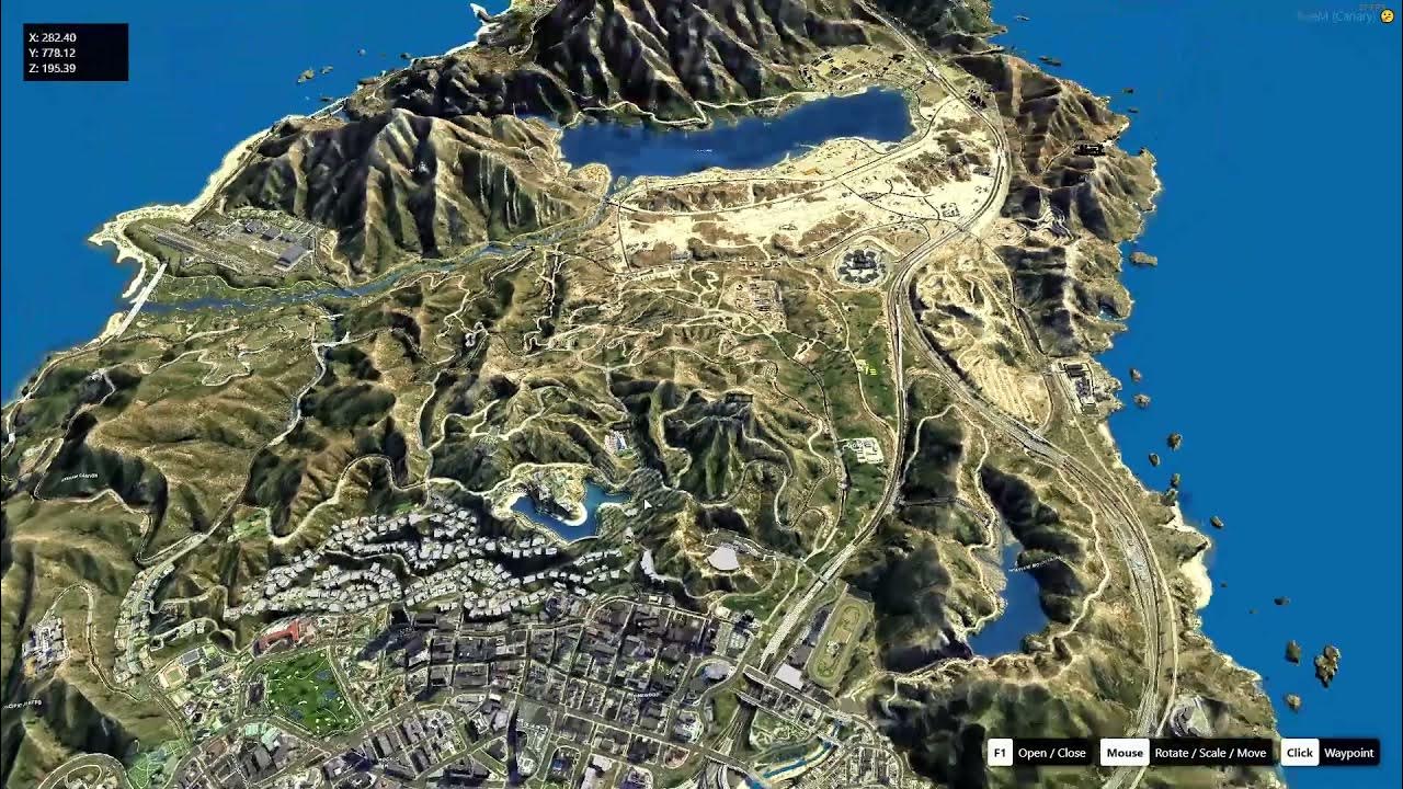 FiveM Real 3D Map - YouTube