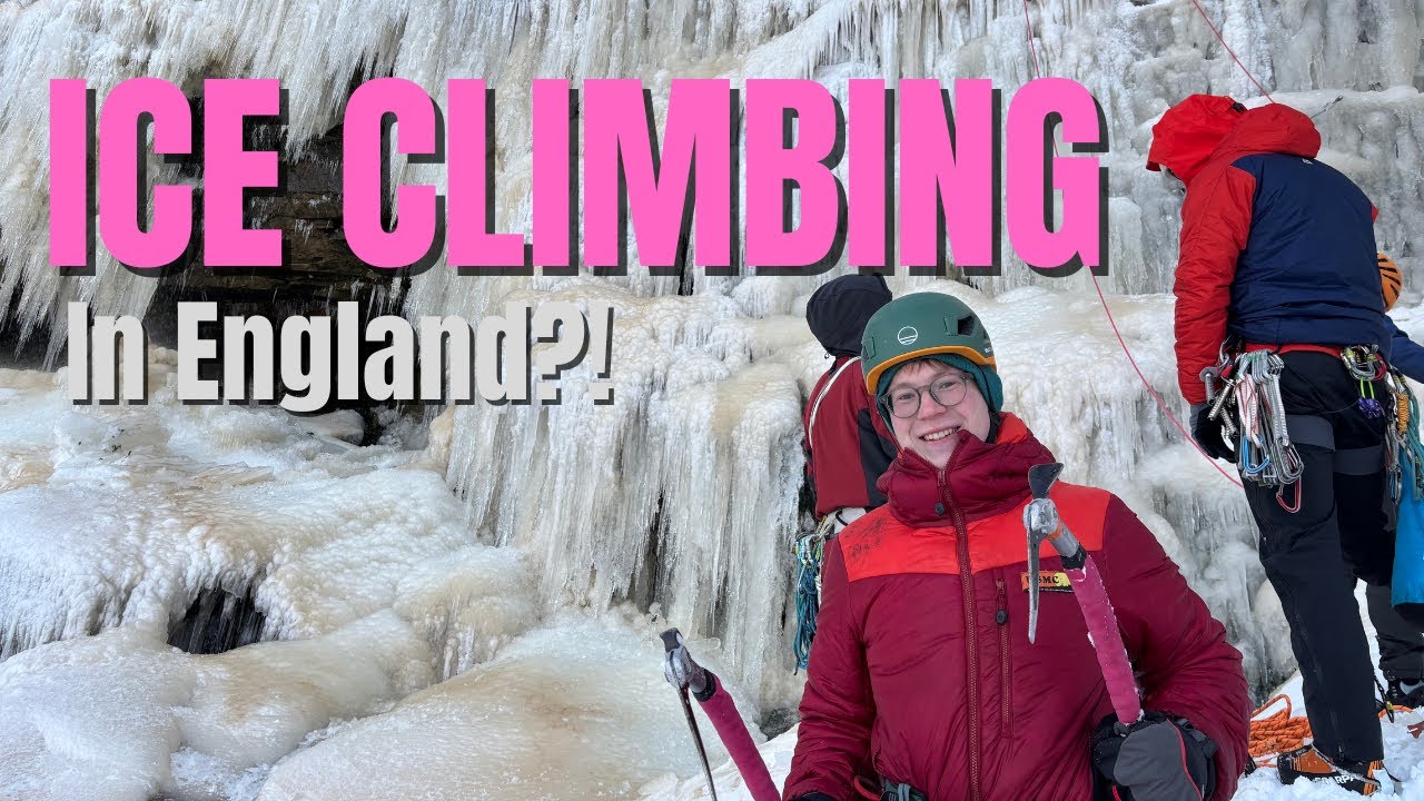 Kinder Downfall- Ice Climbing in the Peak District, UK - YouTube