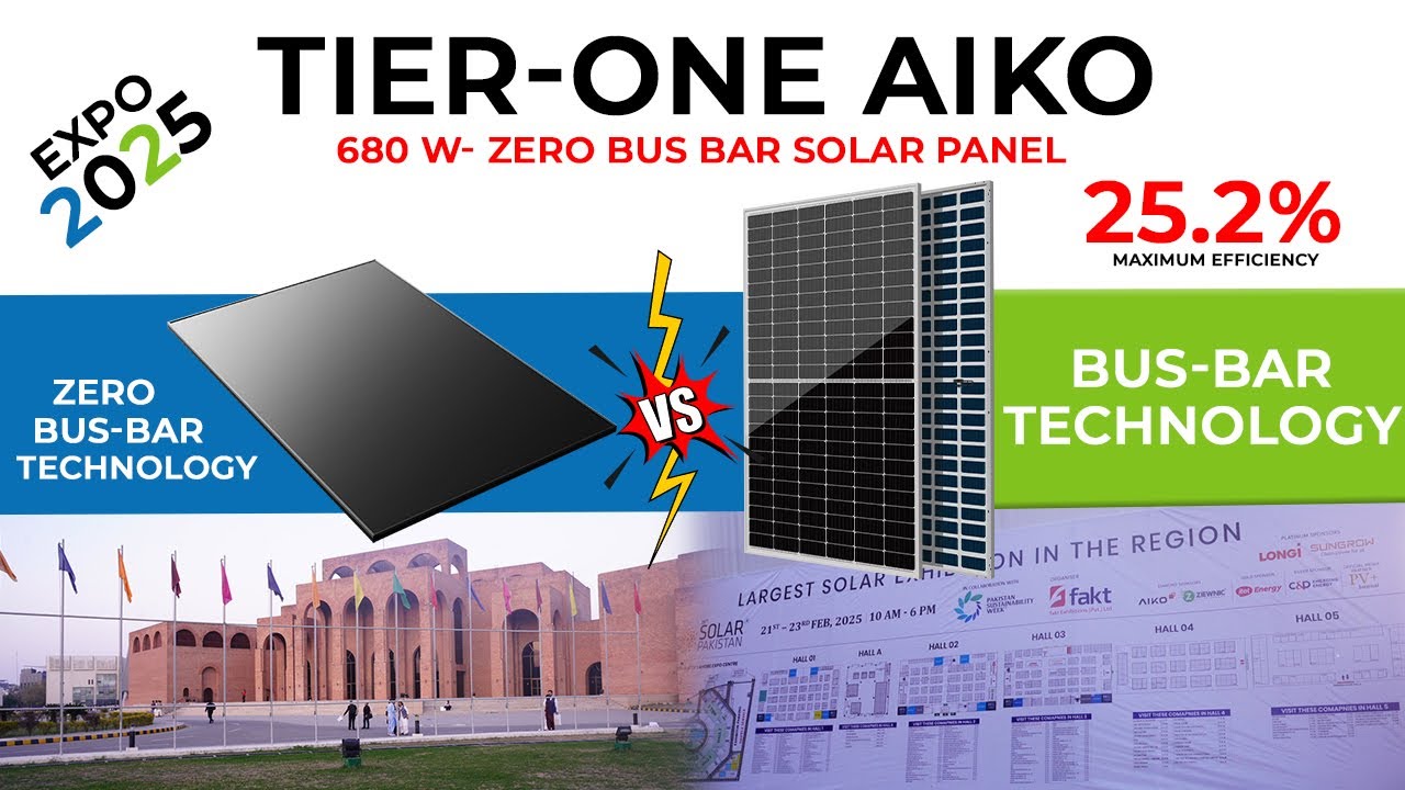 Aiko 680W Solar Panel | 25.2% Efficiency! Zero Bus-Bar Tech?" - YouTube