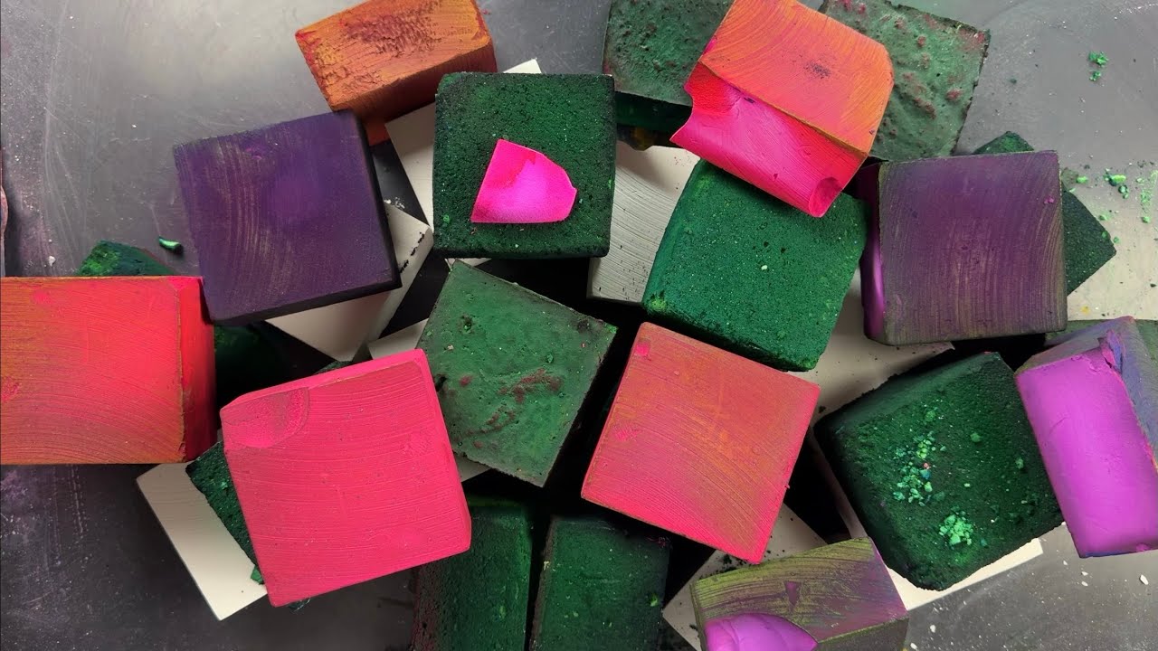 **SPED UP** Color Therapy Session: Green, Pink and Purple💕 - YouTube