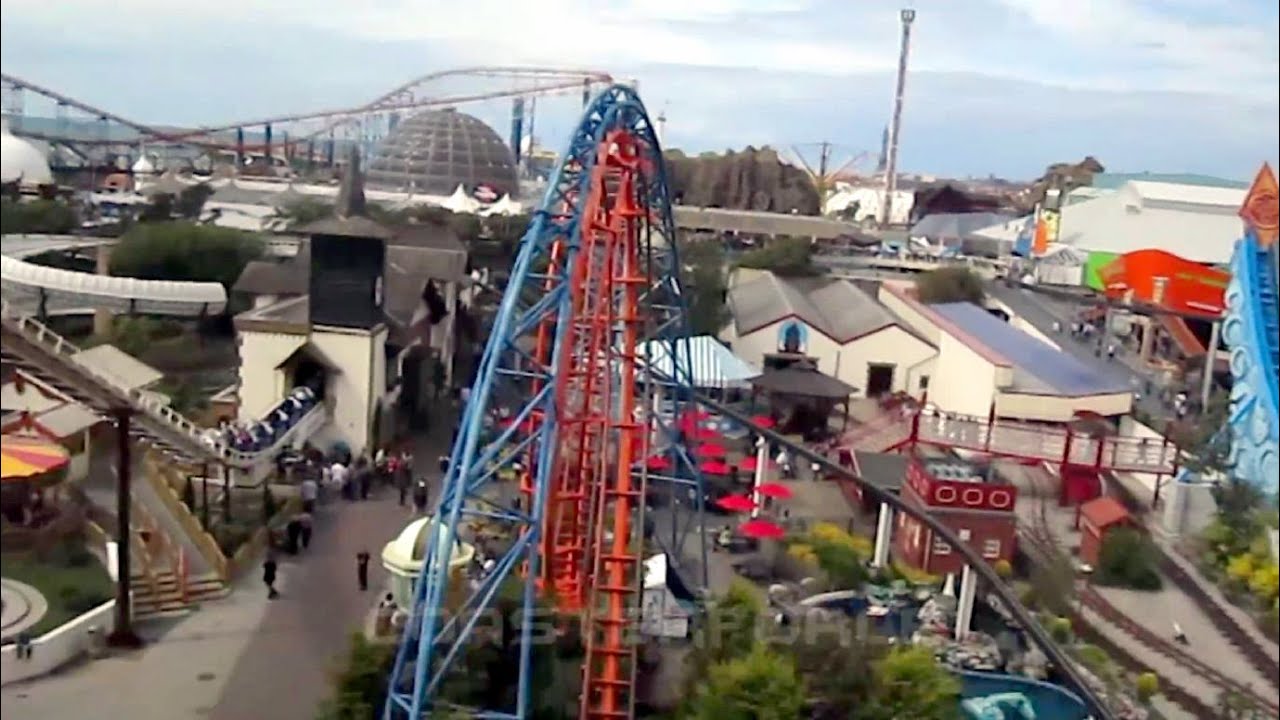 Revolution front seat on-ride HD POV Blackpool Pleasure Beach - YouTube