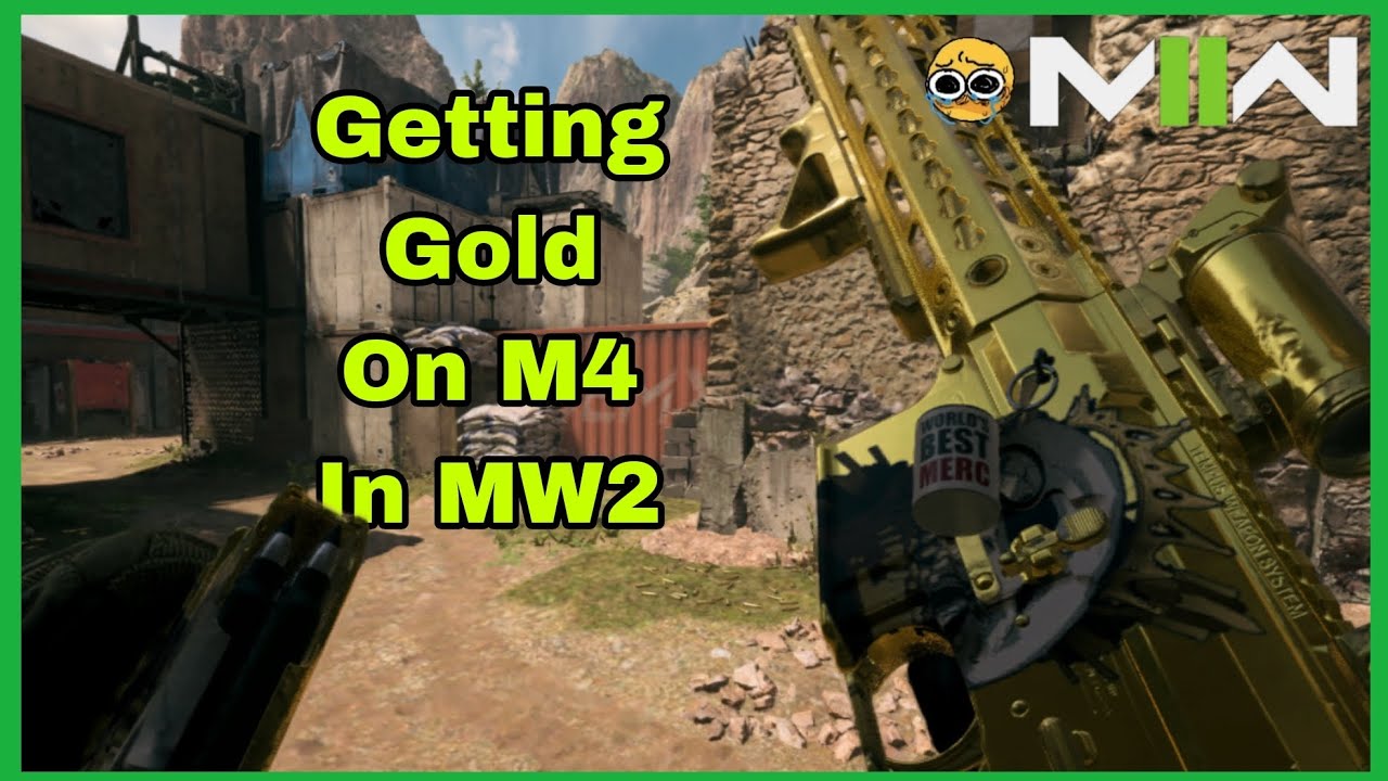 [MW2] Getting Gold On My M4. (Walk Through) - YouTube