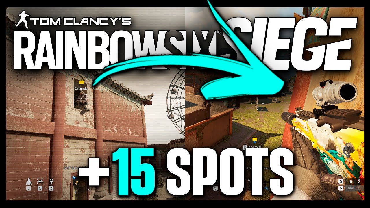 +15 SPOTS de Rainbow Six Siege | Caramelo Rainbow Six Siege Gameplay ...