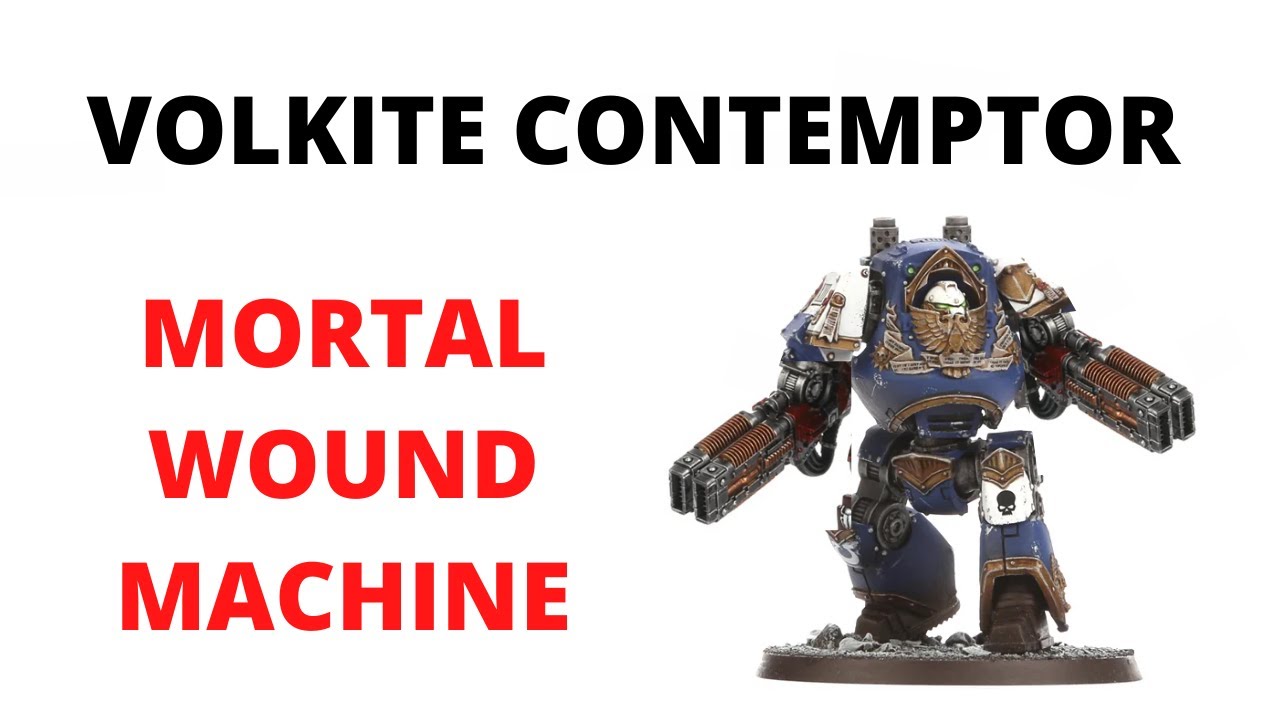 The Volkite Contemptor - Relic Contemptor Dreadnought Space Marine Unit ...