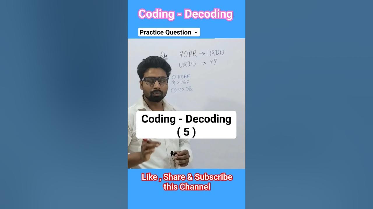 Coding Decoding Codingdecoding Reasoning Ytshorts Trendingshorts Youtube