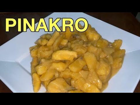 PINAKRO | GINATAANG SAGING NA SABA RECIPE | Filipino Delicacies Recipe ...