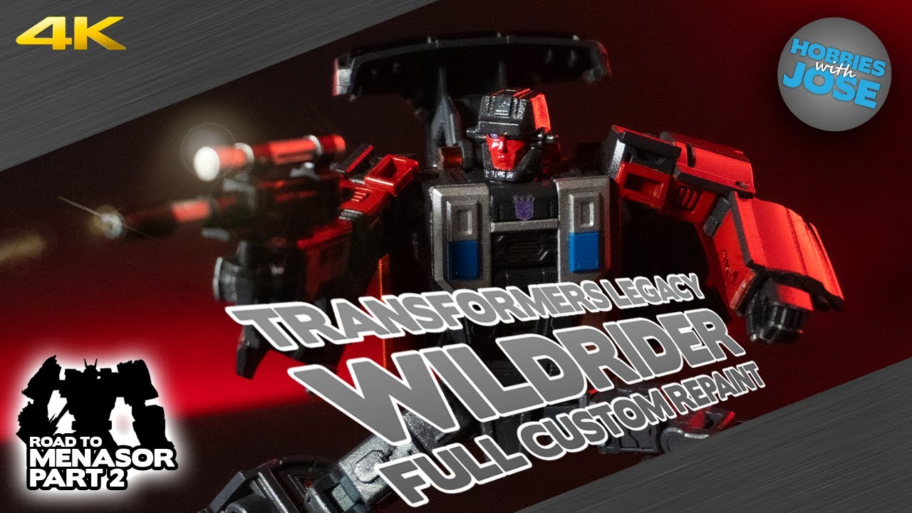 Transformers Legacy Wildrider Full Customization & Repaint - 4K - YouTube