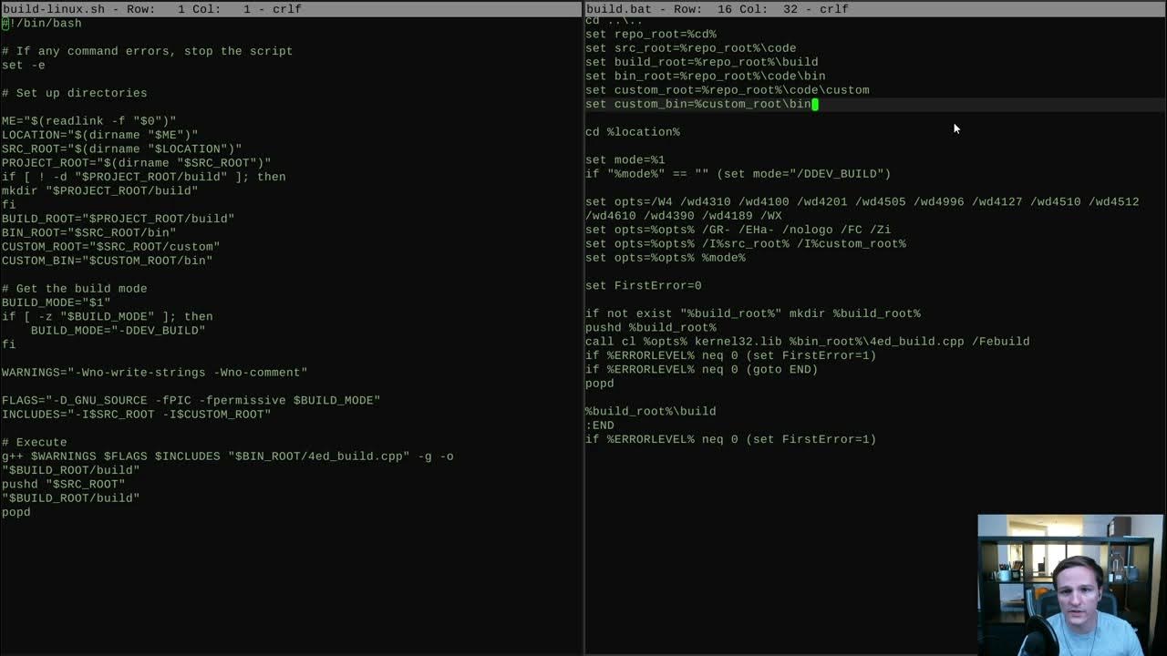 (09.06.2024) 4coder Friday - Critiquing the Build System - YouTube
