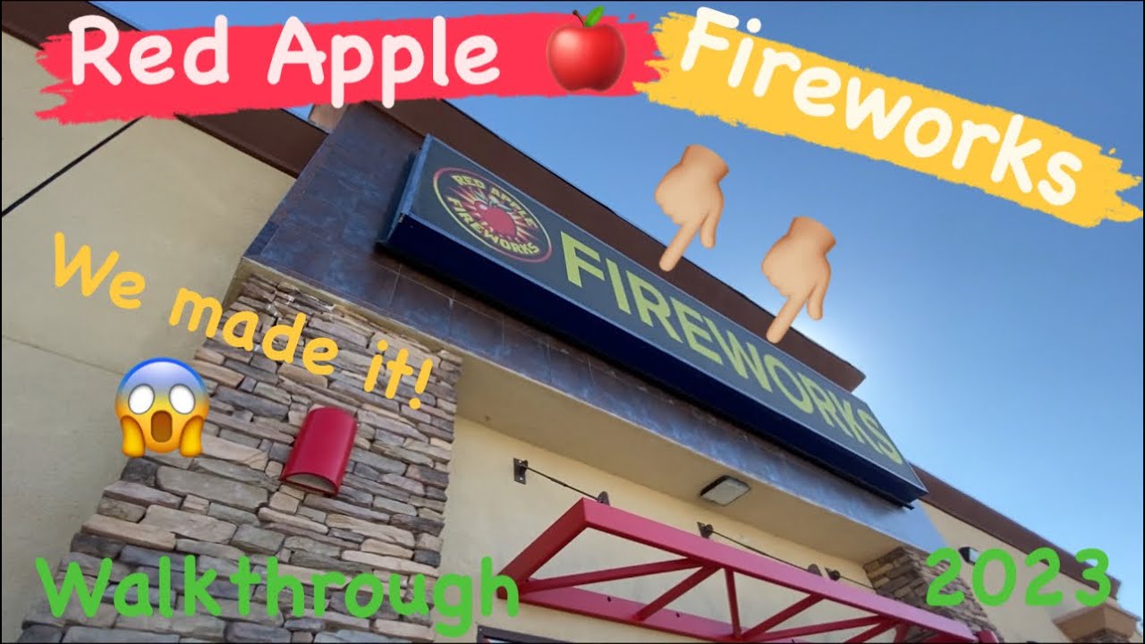 Red Apple FIREWORKS! 4th of July (walkthrough) #fireworks - YouTube