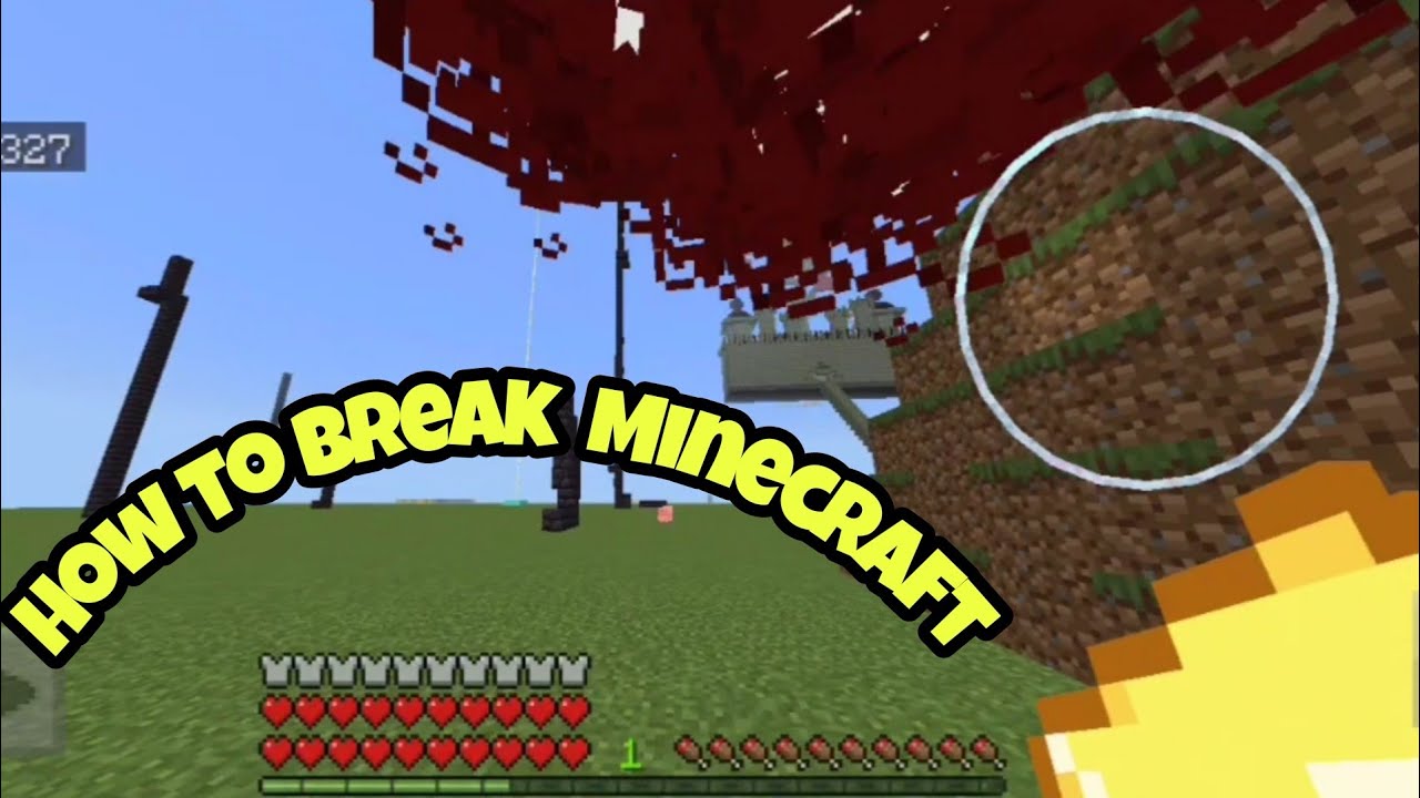 How to break minecraft. - YouTube