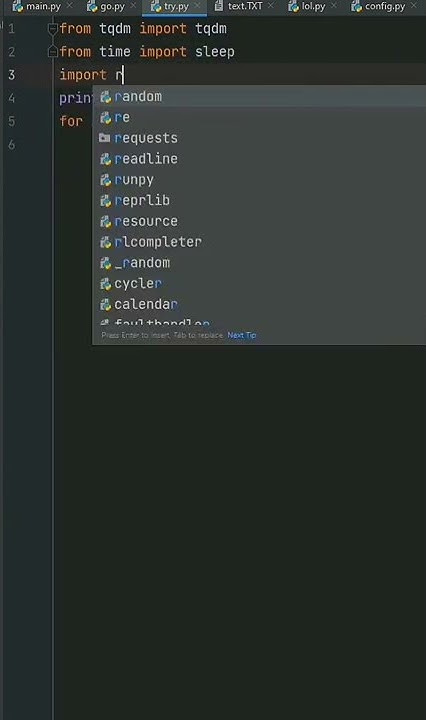 Loading bar in Python using tqdm module) - YouTube