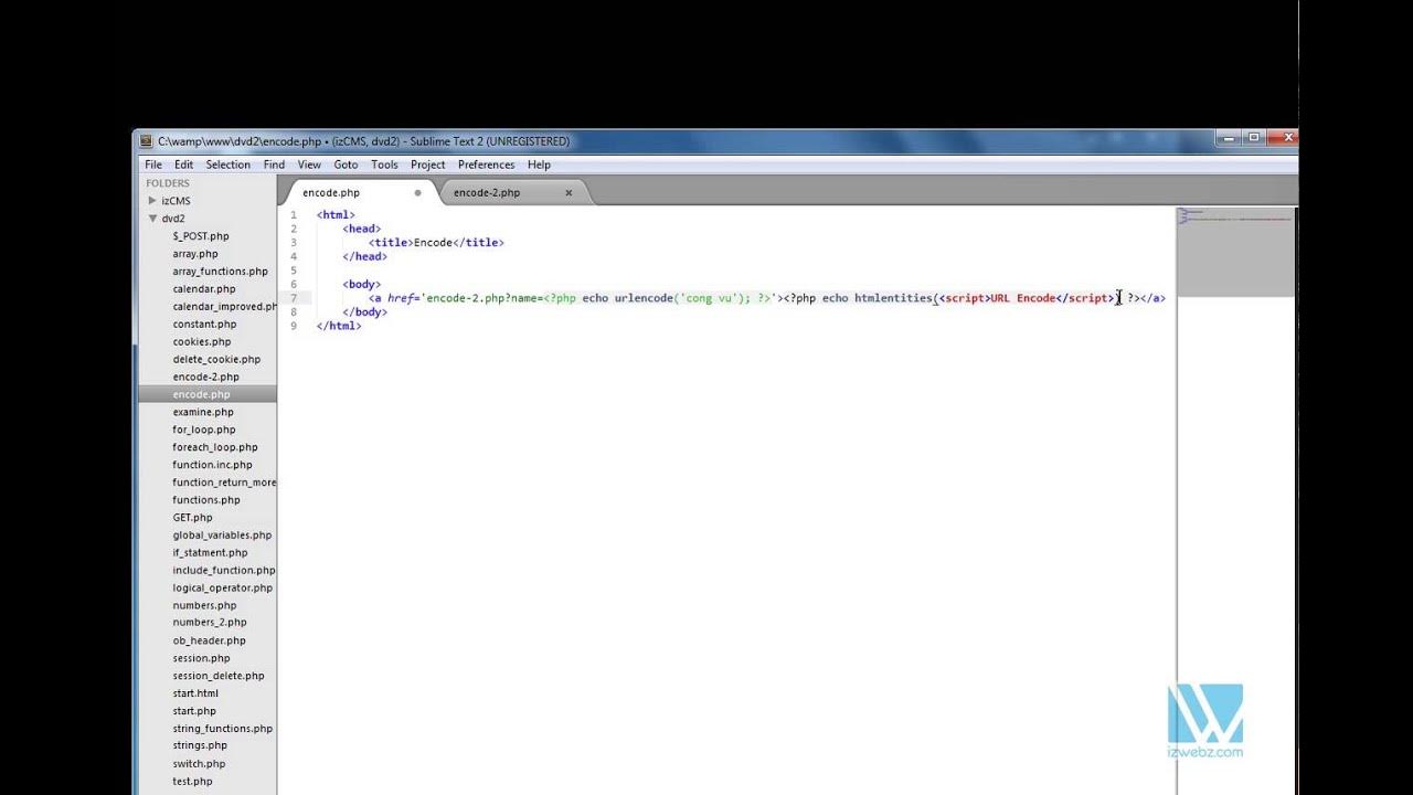 PHP & MySQL url encode - YouTube