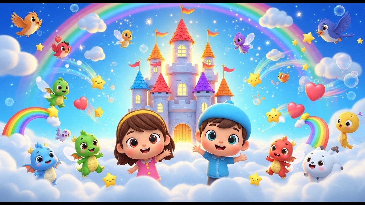 The Castle on the Cloud | Popular Nursery Rhyme For Kids | Sing Along ...