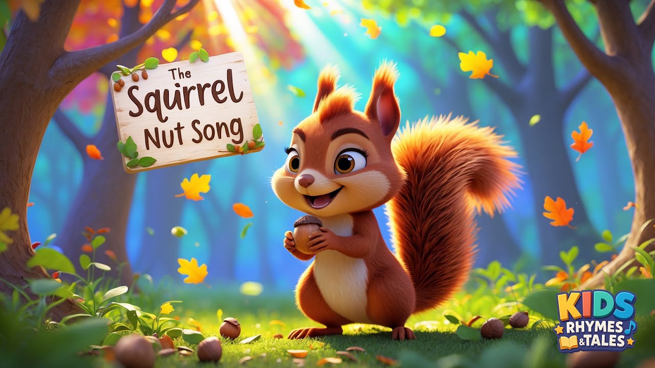 The Squirrel Nut Song 🐿️ | Fun Kids Rhymes & Nursery Songs for Children ...