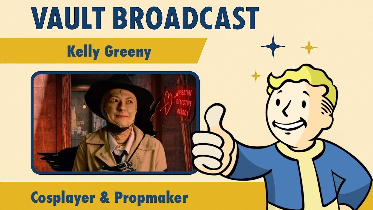 VB4 - Germany Fallout Cosplayer Kelly Greeny dresses up and sits down ...