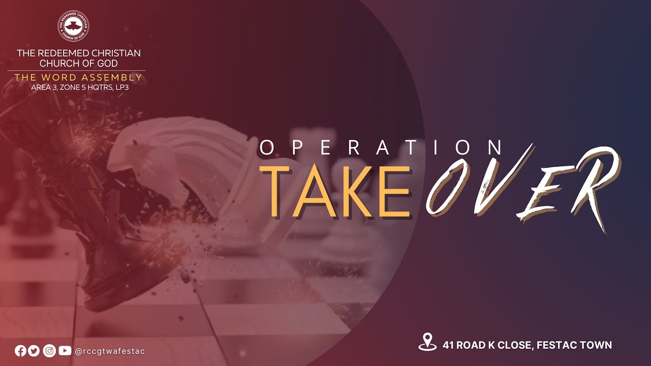 RCCG TWA Monday 3rd April 2023 Operation Take Over - YouTube