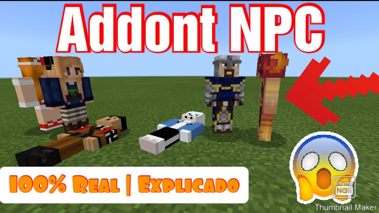 Mod NPC para Minecraft PE - YouTube