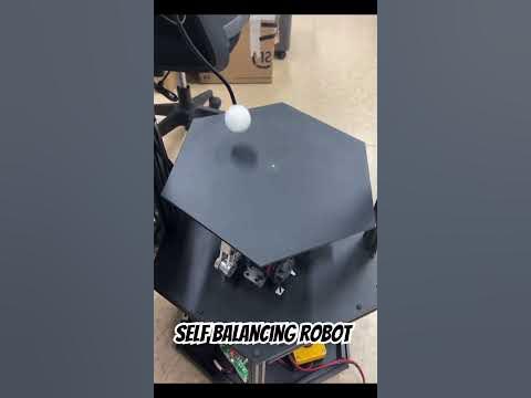 Robot balances ping pong ball - YouTube