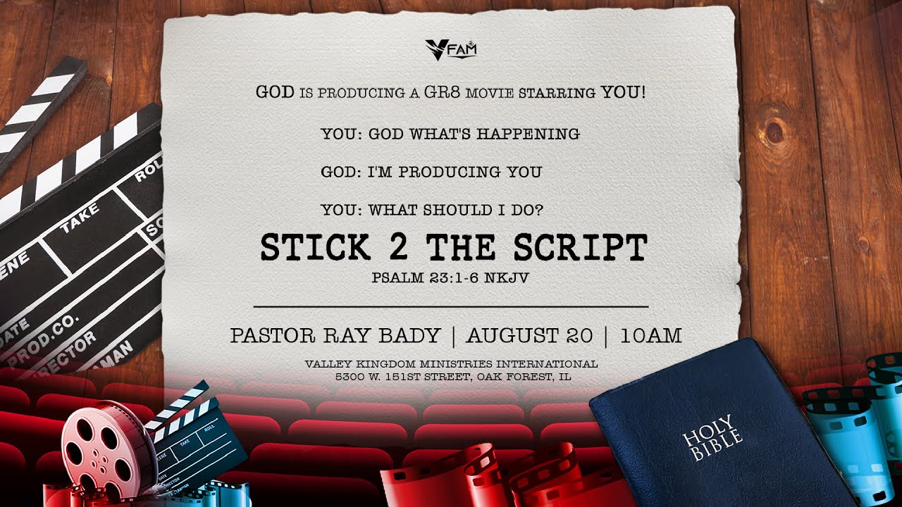 Pastor Ray Bady - Stick To The Script (sermon only) - YouTube