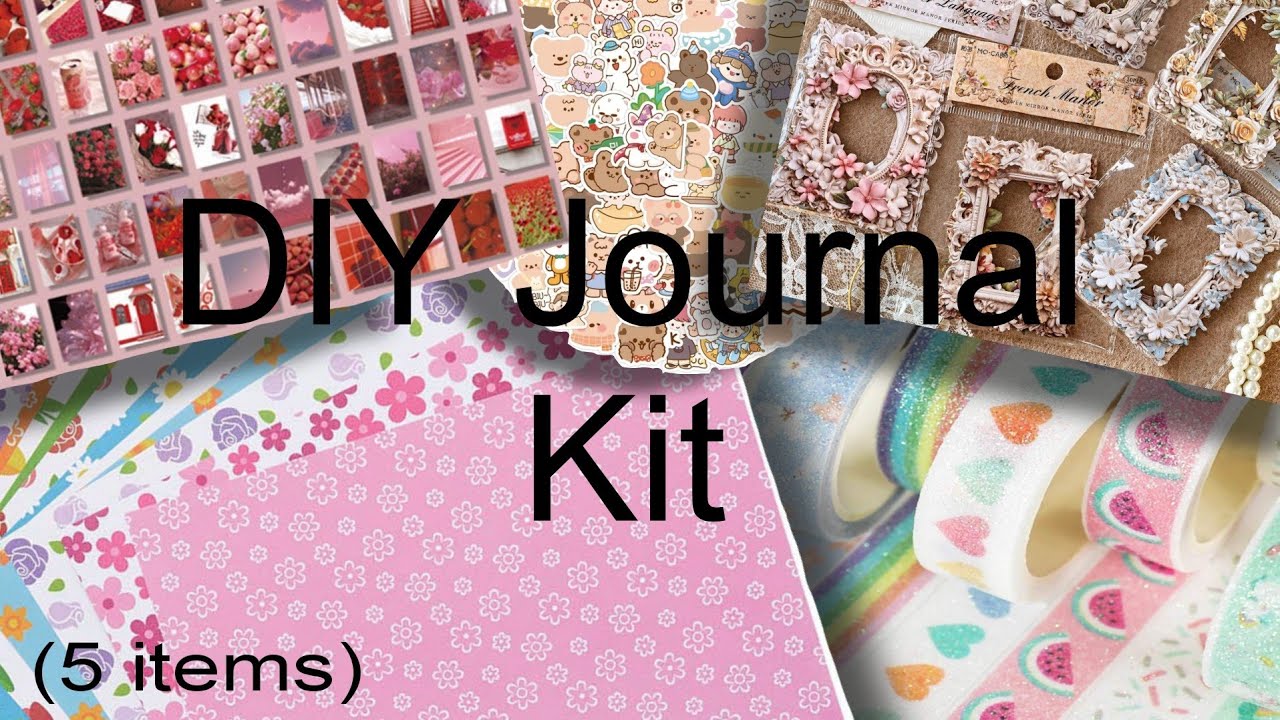 How to make a journal kit (part-1) |DIY |journal kit - YouTube