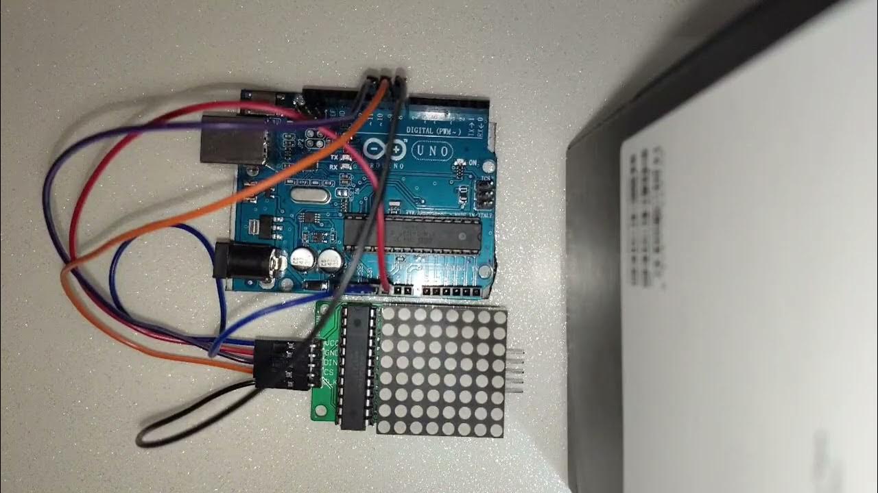 Arduino Project 60 8x8 Dot Matrix Heart Created By Trishanth Kumar Youtube