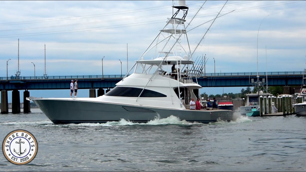 Sportfishing Boats Docking and Running Through Manasquan Inlet! Huge ...
