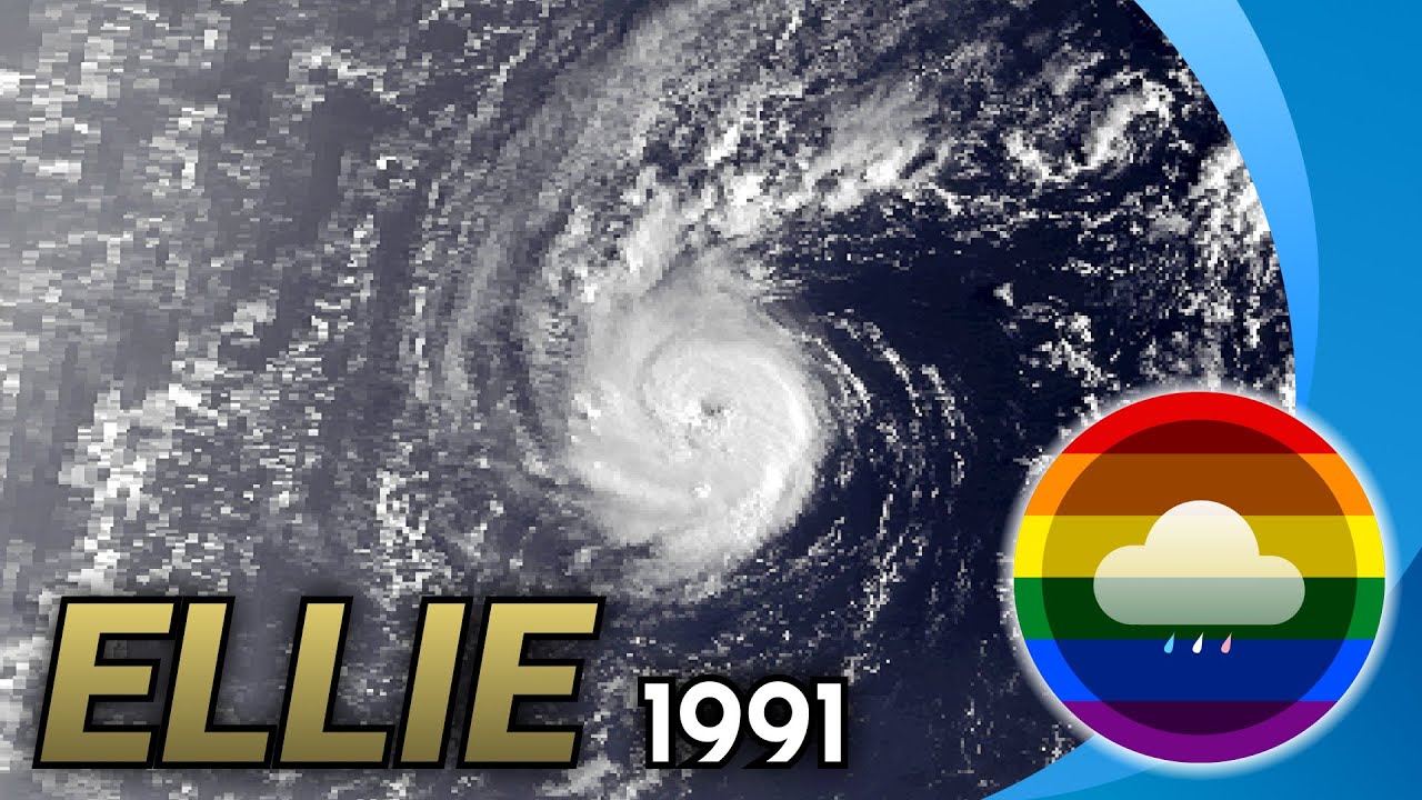Pacific Cyclone Tracks: Typhoon Ellie / #MamengPH of 1991 - YouTube