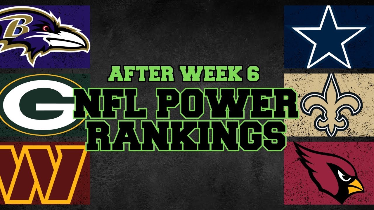 NFL After Week 6 Power Rankings - YouTube