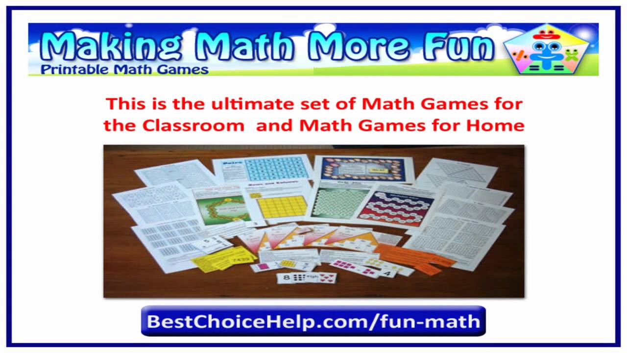 Fun Math Games | Math Game For Kids - YouTube