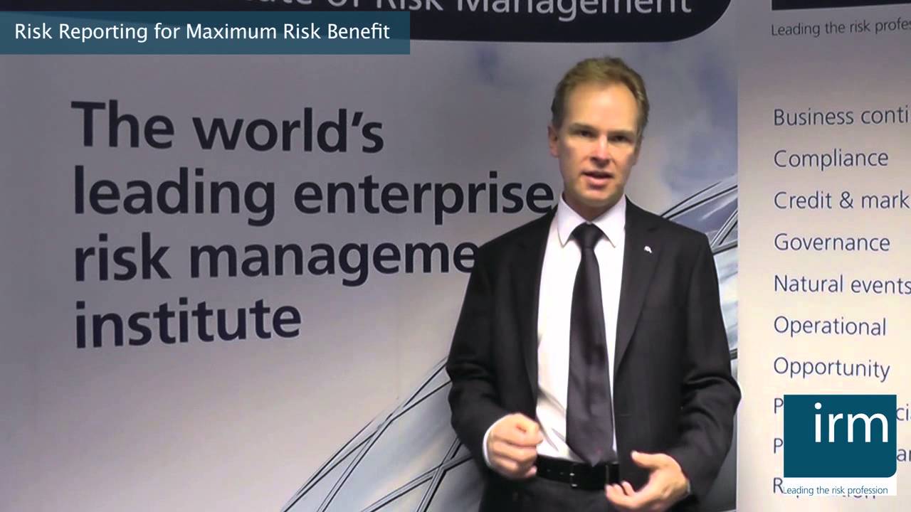 Simon Ashby - Risk Reporting for Maximum Business Benefit part 1 - YouTube