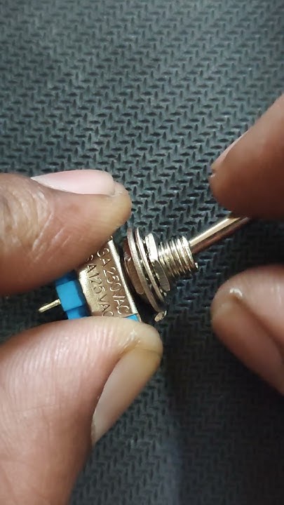 three position toggle switch with one side calling Bell type - YouTube