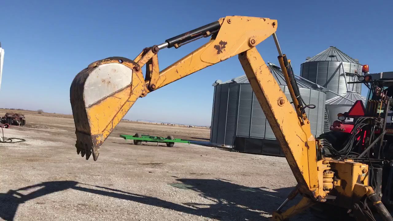 FX4276 John Deere 3-Point Backhoe selling on BigIron 2-19-2020 - YouTube