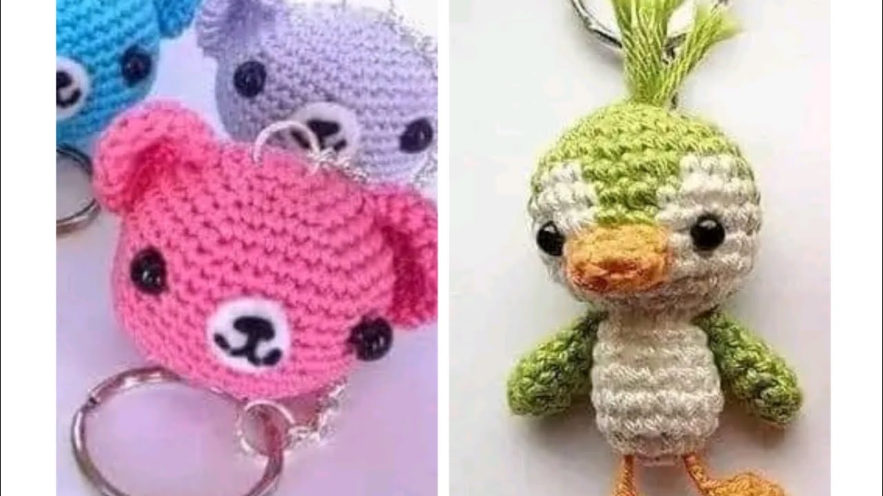 Beautiful Crochet Keychain design 🔥 - YouTube