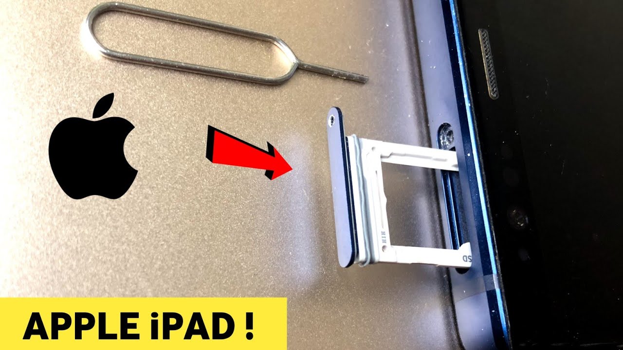 Remove Stuck SIM Tray Not Open on Apple iPad Pro / Air / Mini / iPad 2 ...