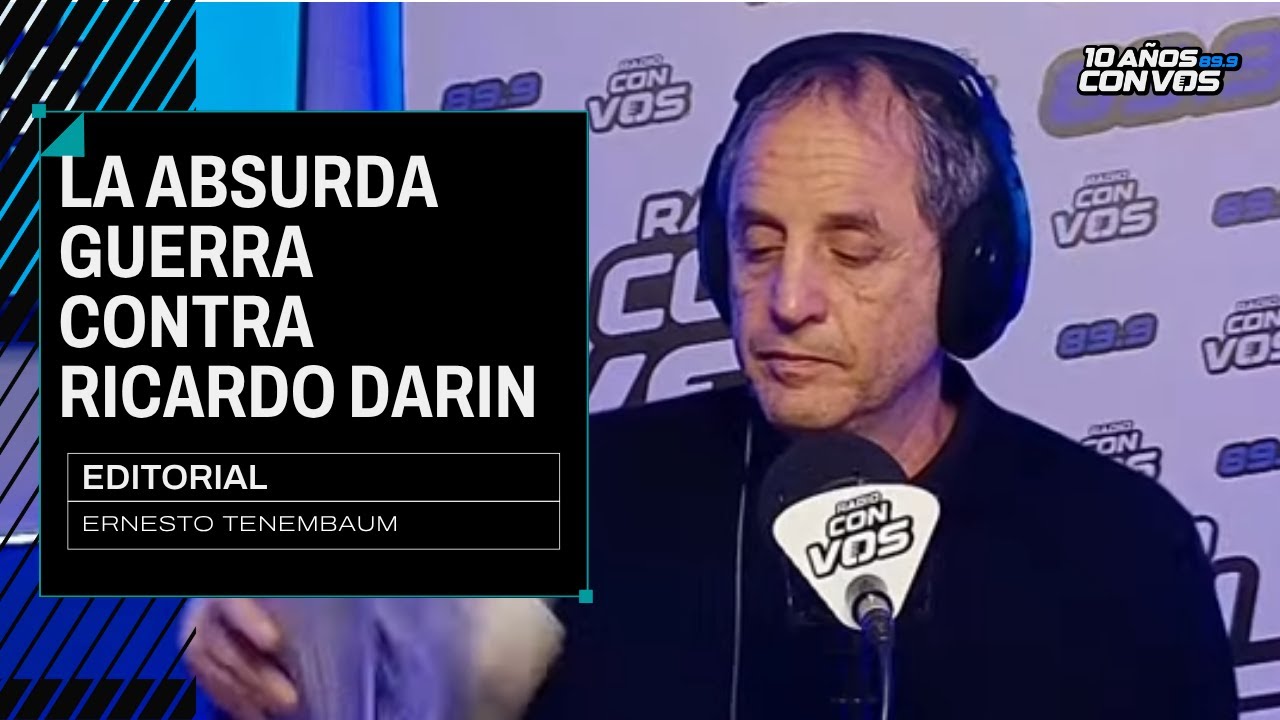 El editorial de Ernesto Tenembaum sobre el cruce entre Darin y Caputo ...
