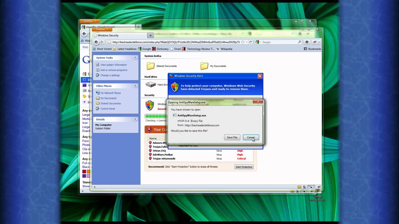 Tips on web browsing: Some web pages create fake virus alerts. - YouTube