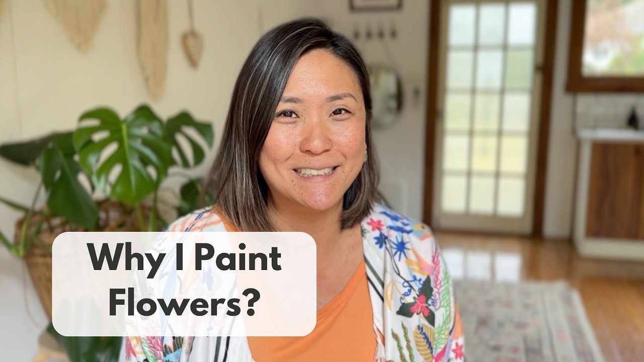 Crystal Tan Art Channel Trailer and Why I Paint Flowers - YouTube