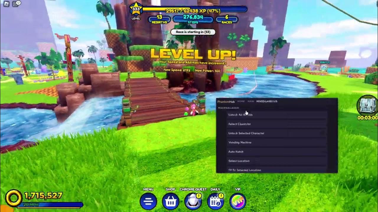 Sonic Speed Simulator script (Pastebin 2022) Sonic Speed Simulator Hack - YouTube