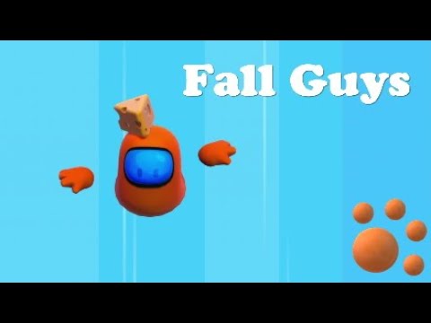 A Night of SUS Among Us Jellybean falling - YouTube