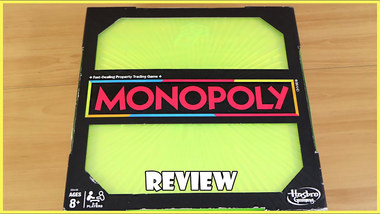 Neon Pop Monopoly Board Game Review! | Board Game Night - YouTube