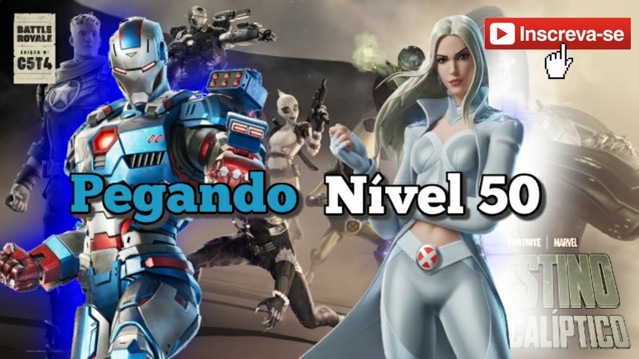 Fortnite - C5 T4 - Pegando Nível 50 - YouTube