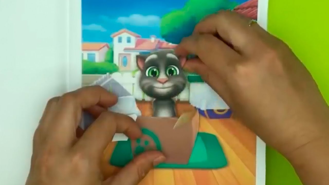 DIY Paper Gamebook. My Talking Angela and Ginger | My Talking Tom ...